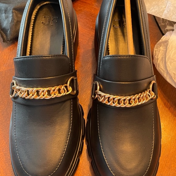 JustFab | Shoes | Leli Chain Detail Lug Sole Loafer | Poshmark